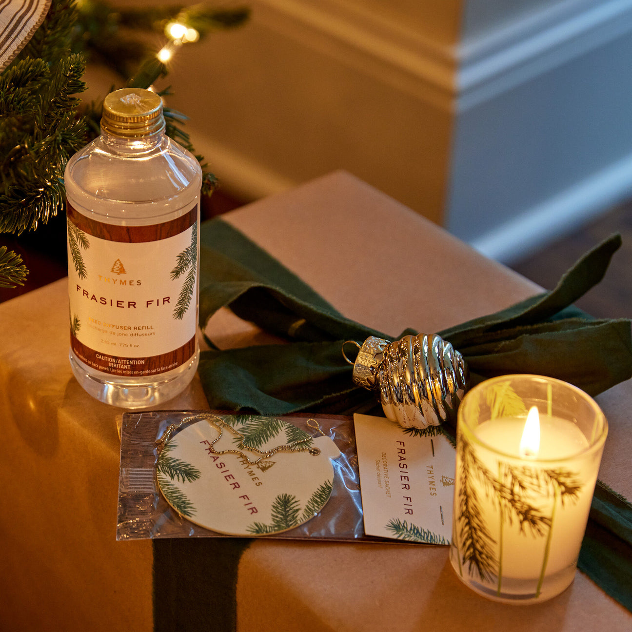 Thymes Frasier Fir Reed Diffuser Oil Refill | Home Fragrance