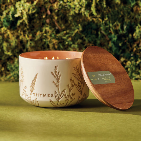 Outdoor Oasis Citronella Grove Large Candle | Thymes