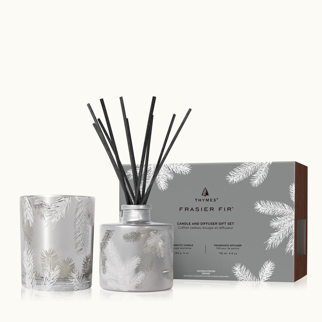 Frasier Fir Candle and Diffuser Gift Set | Thymes