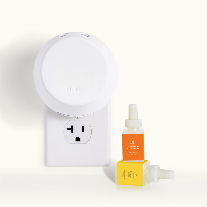 Lemon Leaf & Mandarin Coriander Pura Diffuser Kit V4 | Thymes